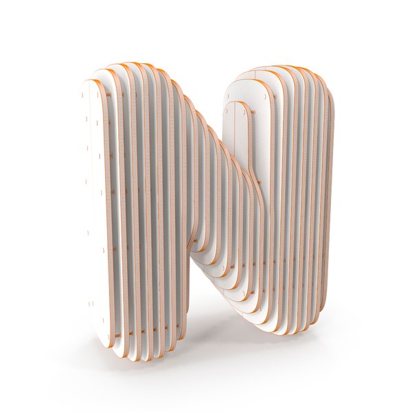 Wood symbol N 3D model - TurboSquid 1787151