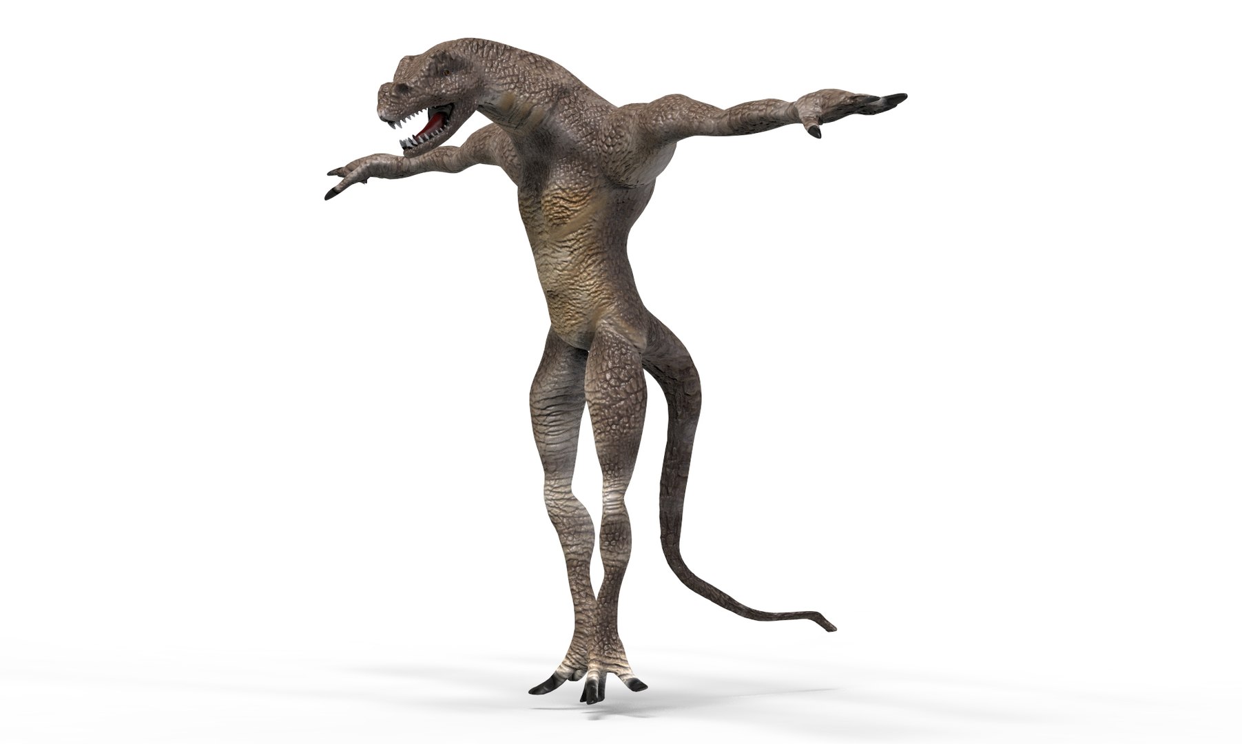 3D model lizard man - TurboSquid 1370053