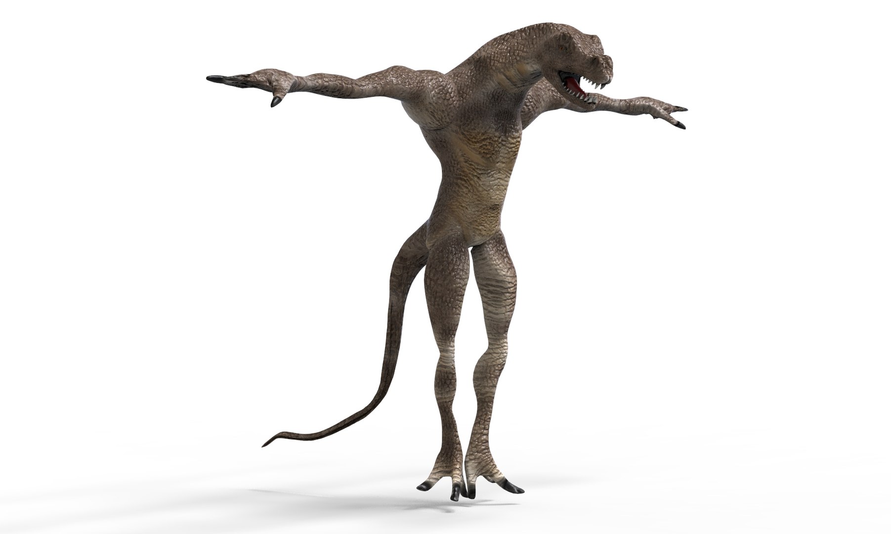 3D model lizard man - TurboSquid 1370053