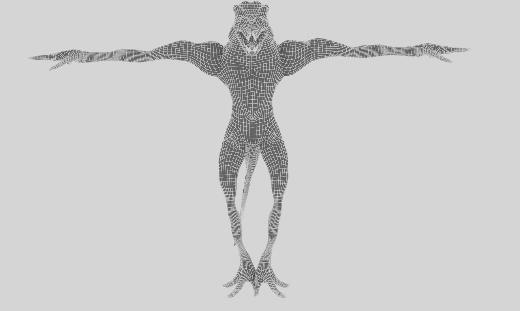 3D model lizard man - TurboSquid 1370053