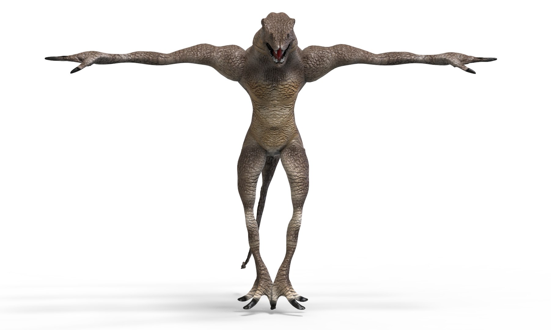 3D model lizard man - TurboSquid 1370053