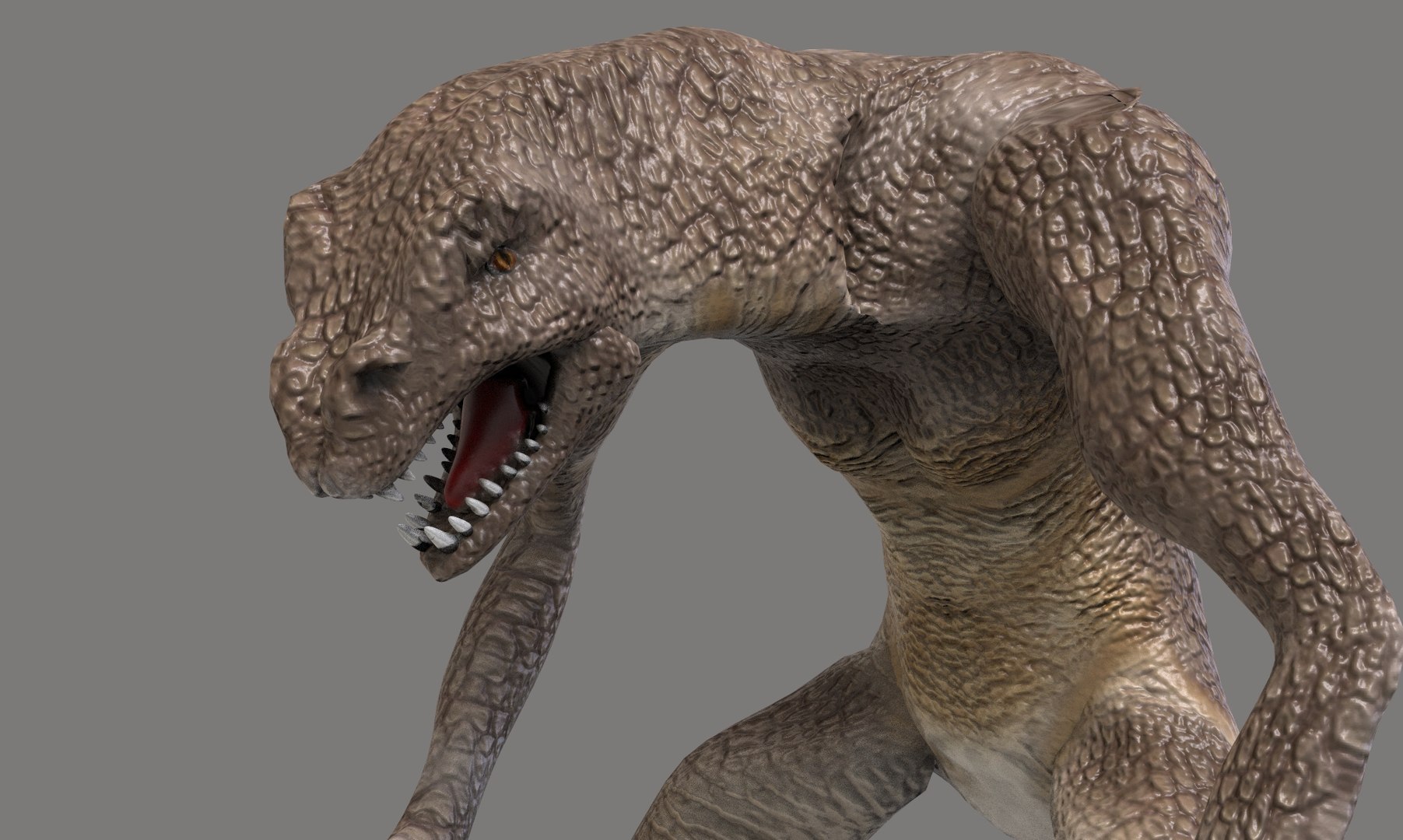 3D model lizard man - TurboSquid 1370053