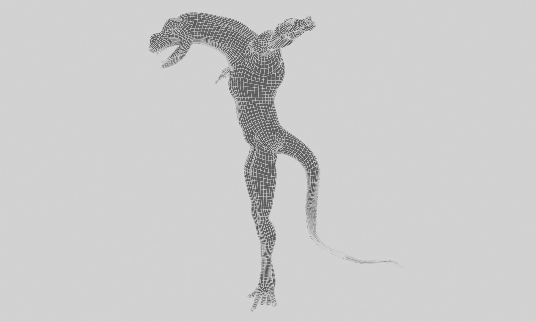 3D model lizard man - TurboSquid 1370053