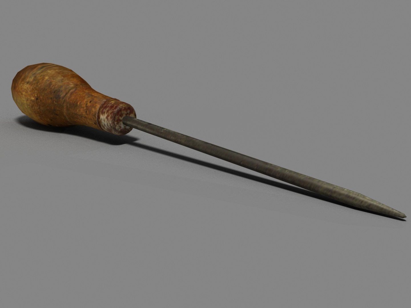3d old awl tool