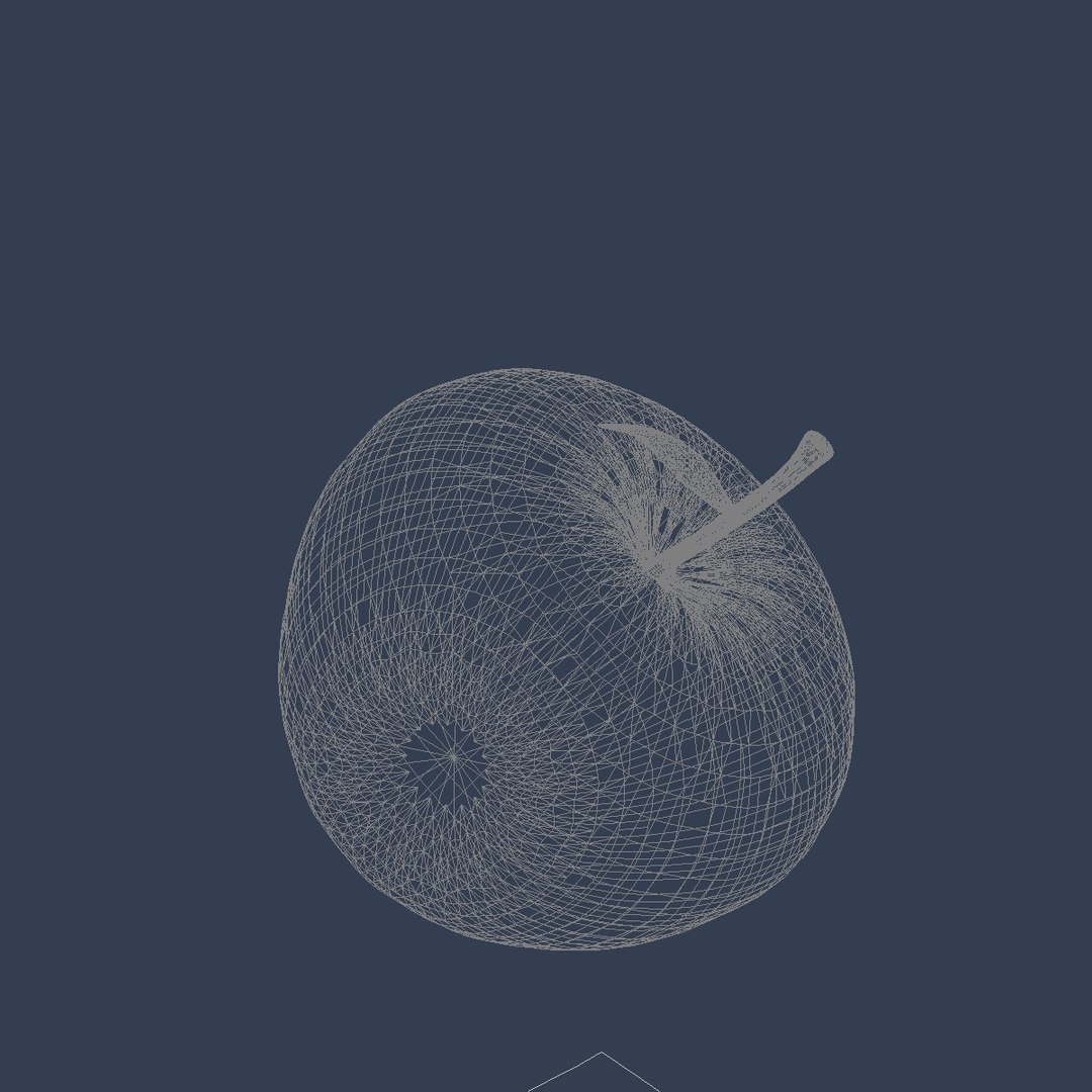 free obj model apple red delicious