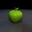 Free Obj Model Apple Red Delicious