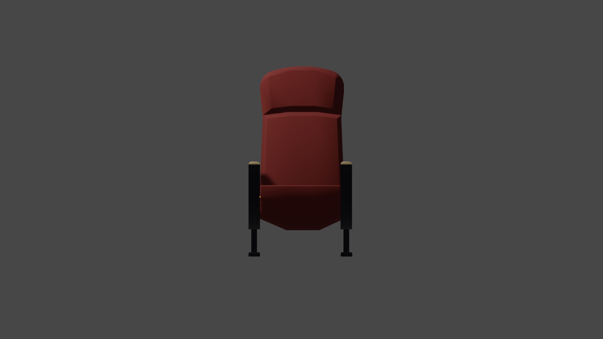 Cinema Chair 3D Model - TurboSquid 2186900