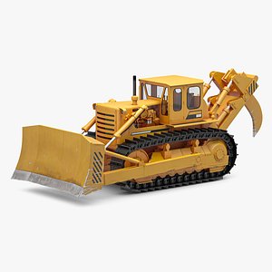 3d Model Bulldozer Dozer