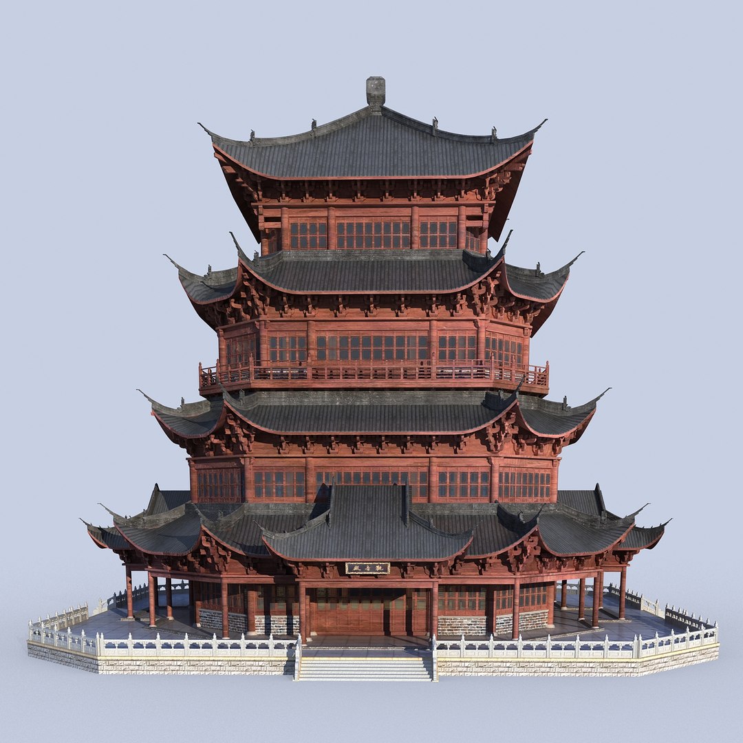 Chinese Building 28 3D Model - TurboSquid 1795376