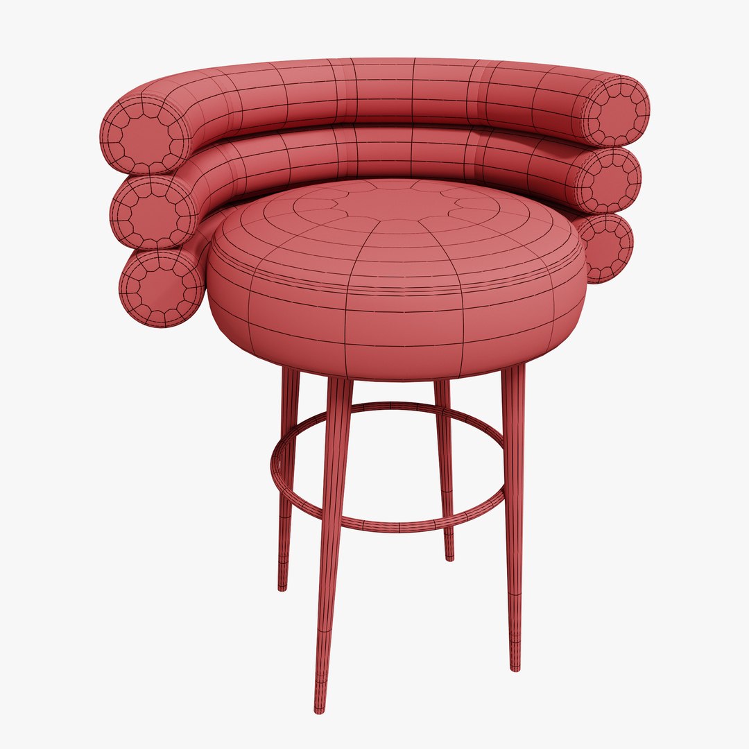 3D Marshmallow Bar Chair - TurboSquid 1970526