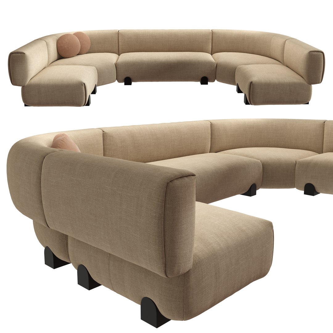 3D Saba Simposio Sofa - TurboSquid 2321085