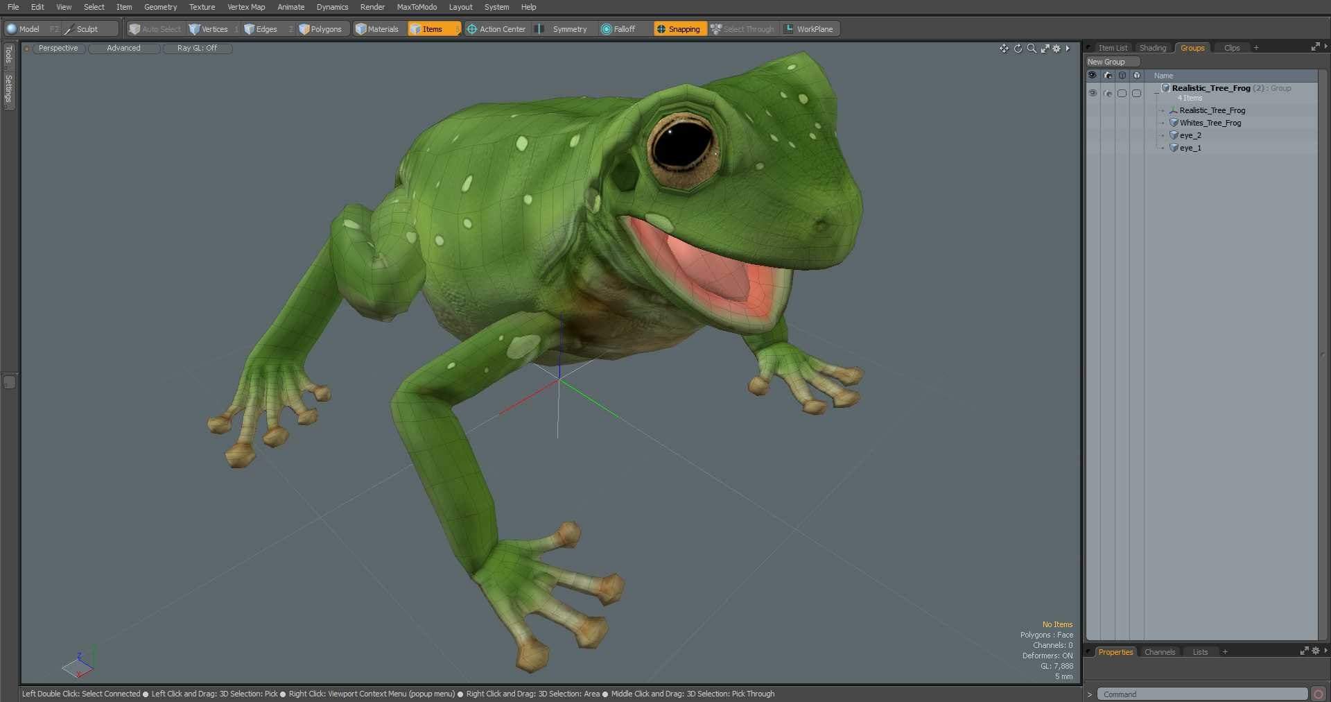 3D Realistic Tree Frog - TurboSquid 2249623