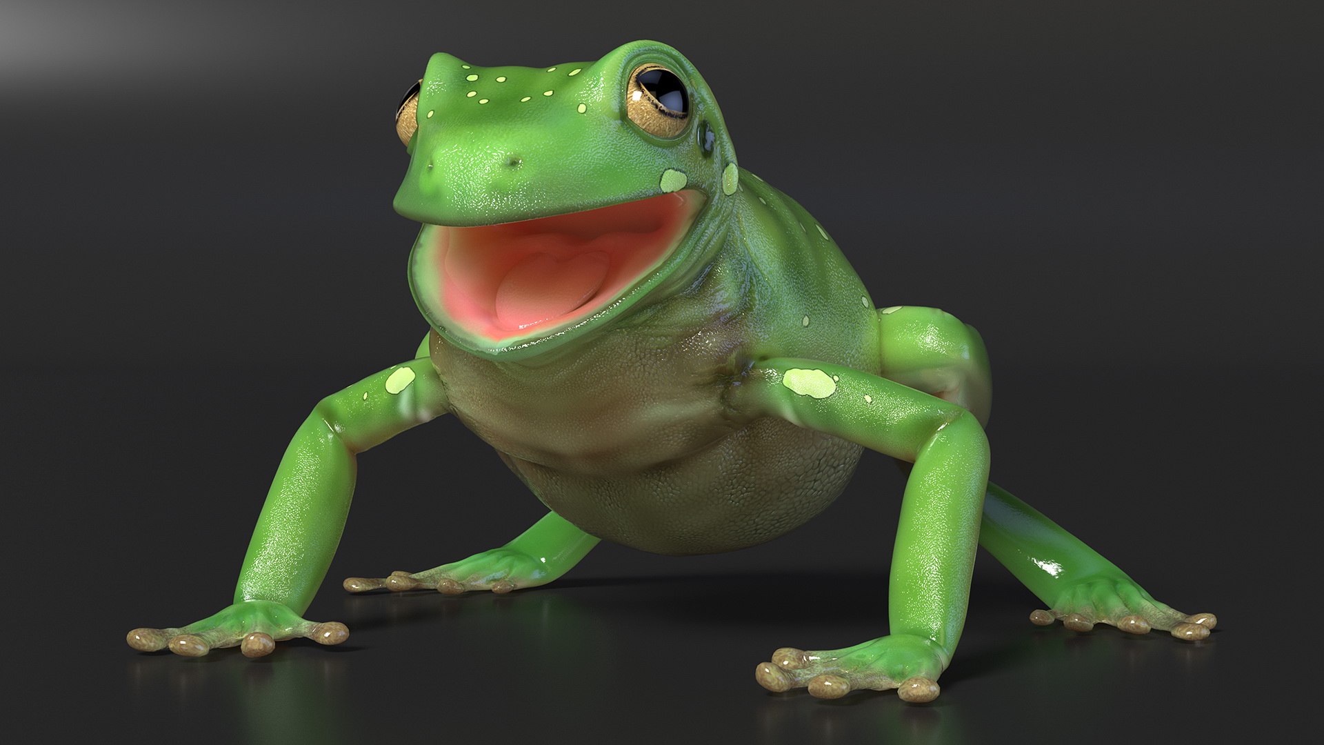 3D Realistic Tree Frog - TurboSquid 2249623