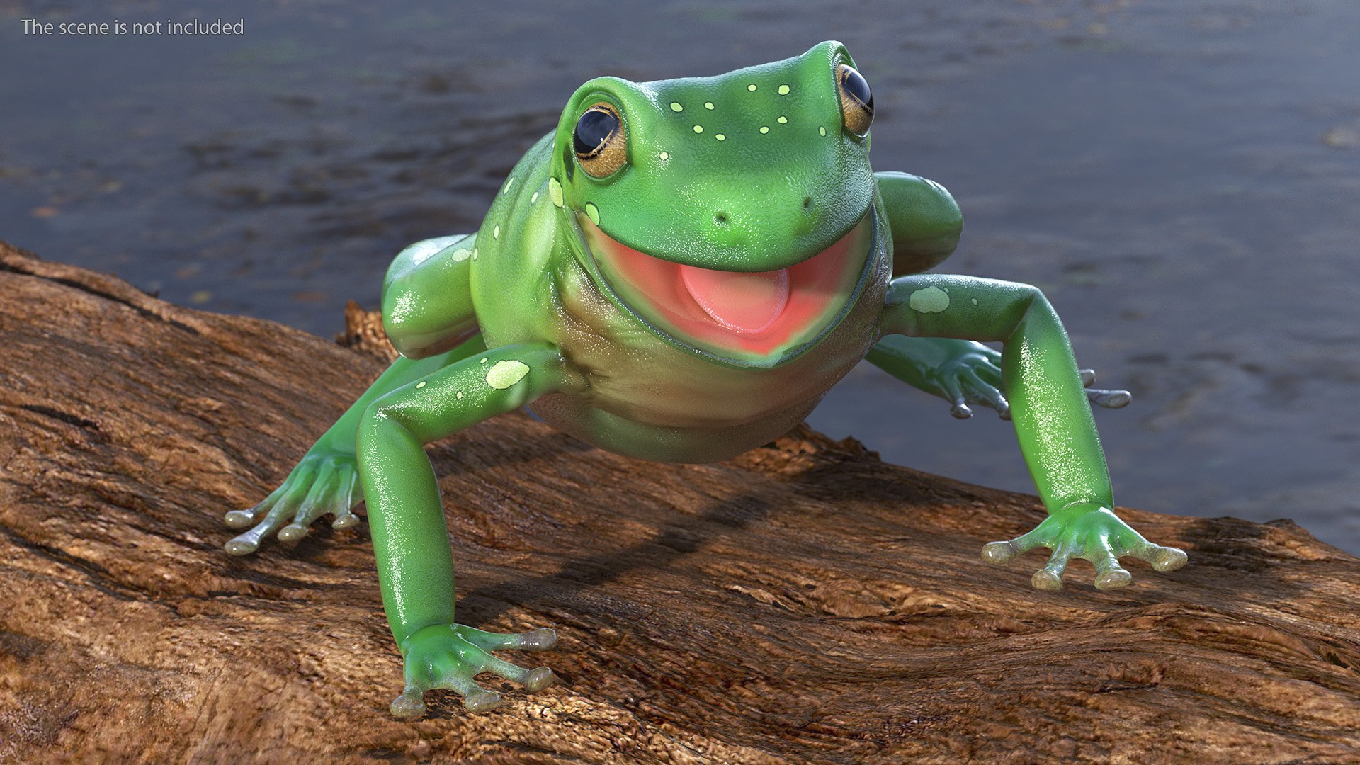 3D Realistic Tree Frog - TurboSquid 2249623