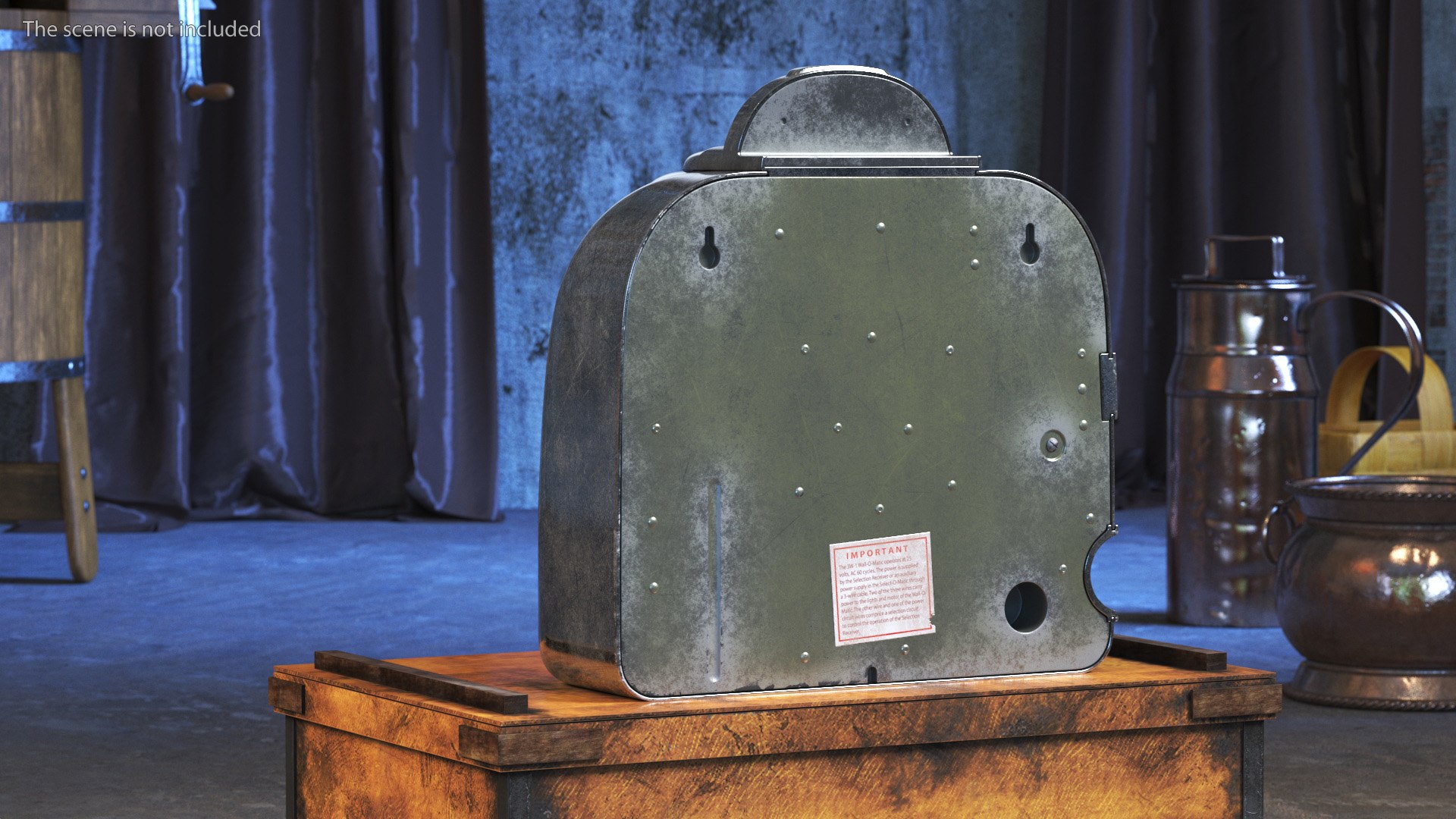 Diner Retro Tabletop Jukebox Seeburg On State 3D Model - TurboSquid 2352050