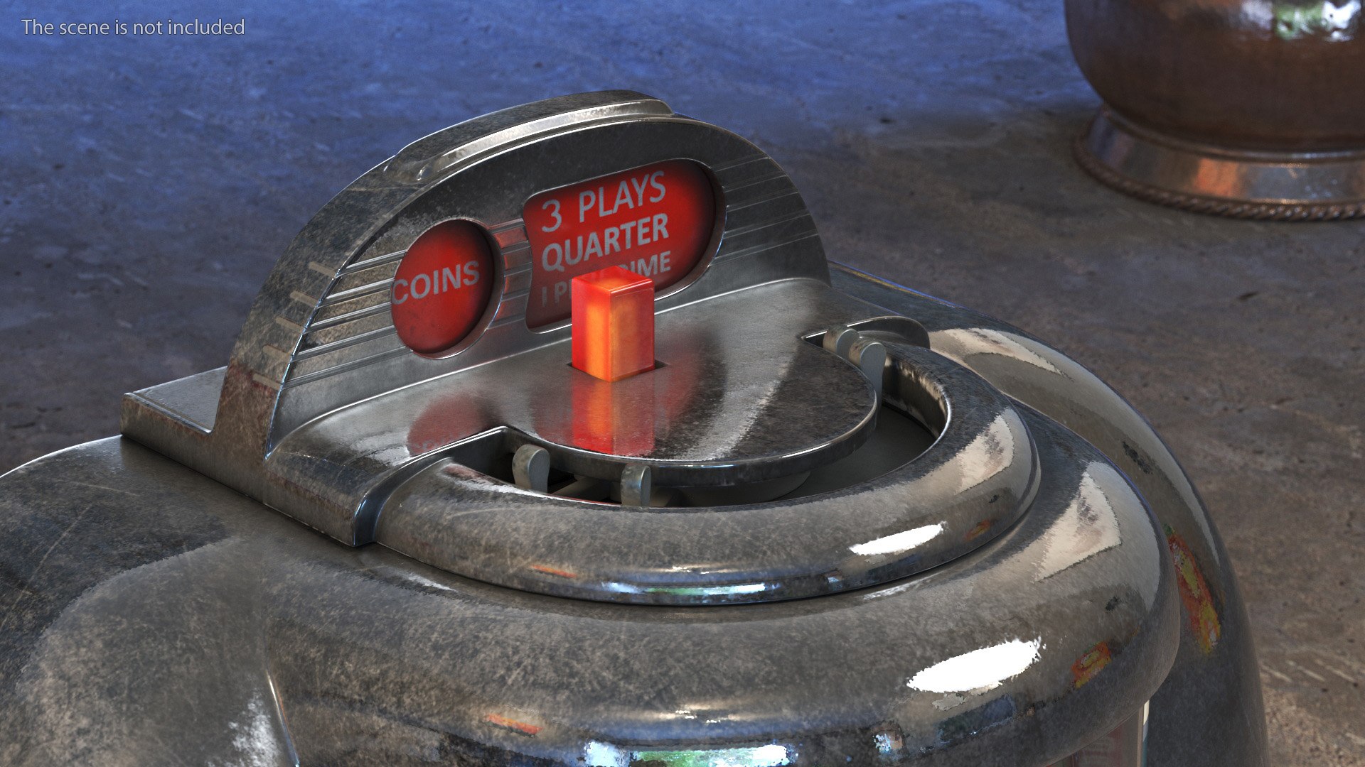 Diner Retro Tabletop Jukebox Seeburg On State 3D Model - TurboSquid 2352050