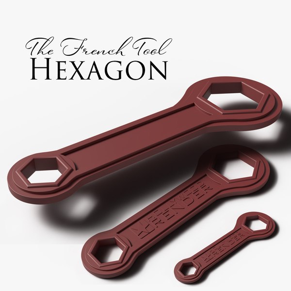 modelo 3d The French Hexagon Tool gratis - TurboSquid 2030225
