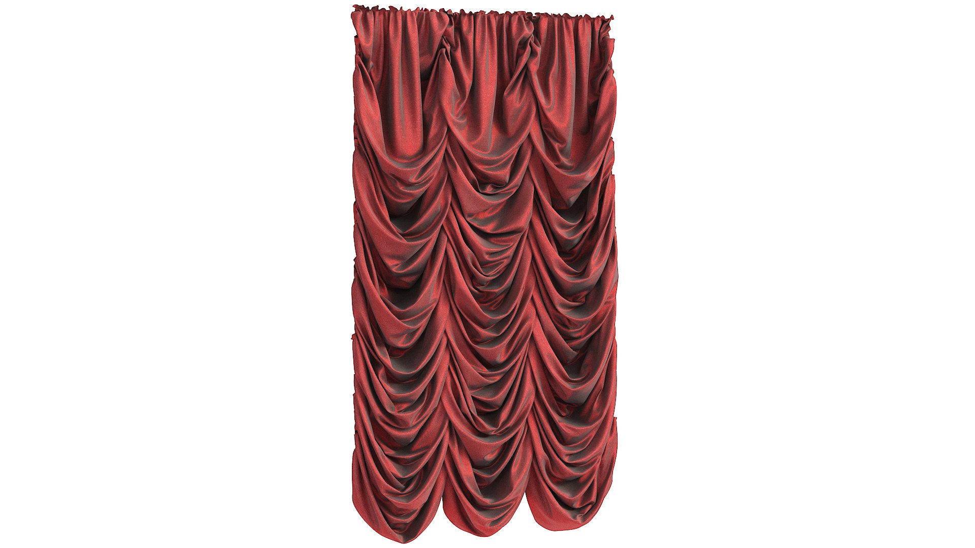 3D Austrian Curtain 001 - TurboSquid 2019632