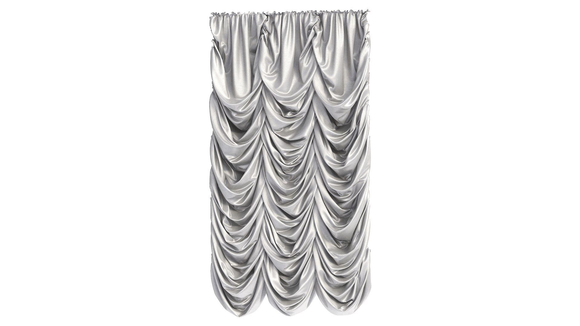 3D Austrian Curtain 001 - TurboSquid 2019632