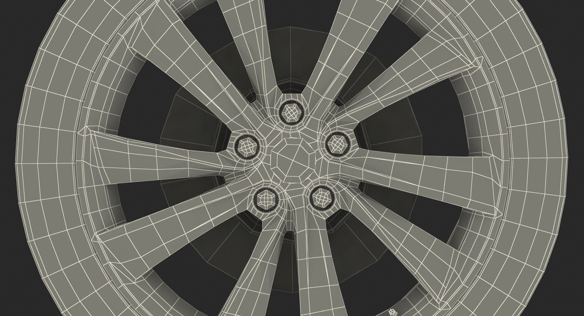 Tesla silver cyclone wheel model | 1143478 | TurboSquid
