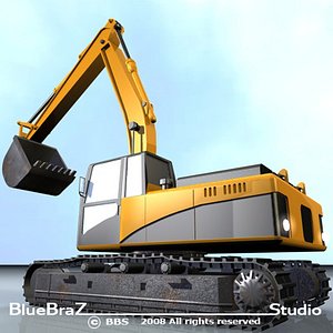 Excavator 3D Models for Download | TurboSquid