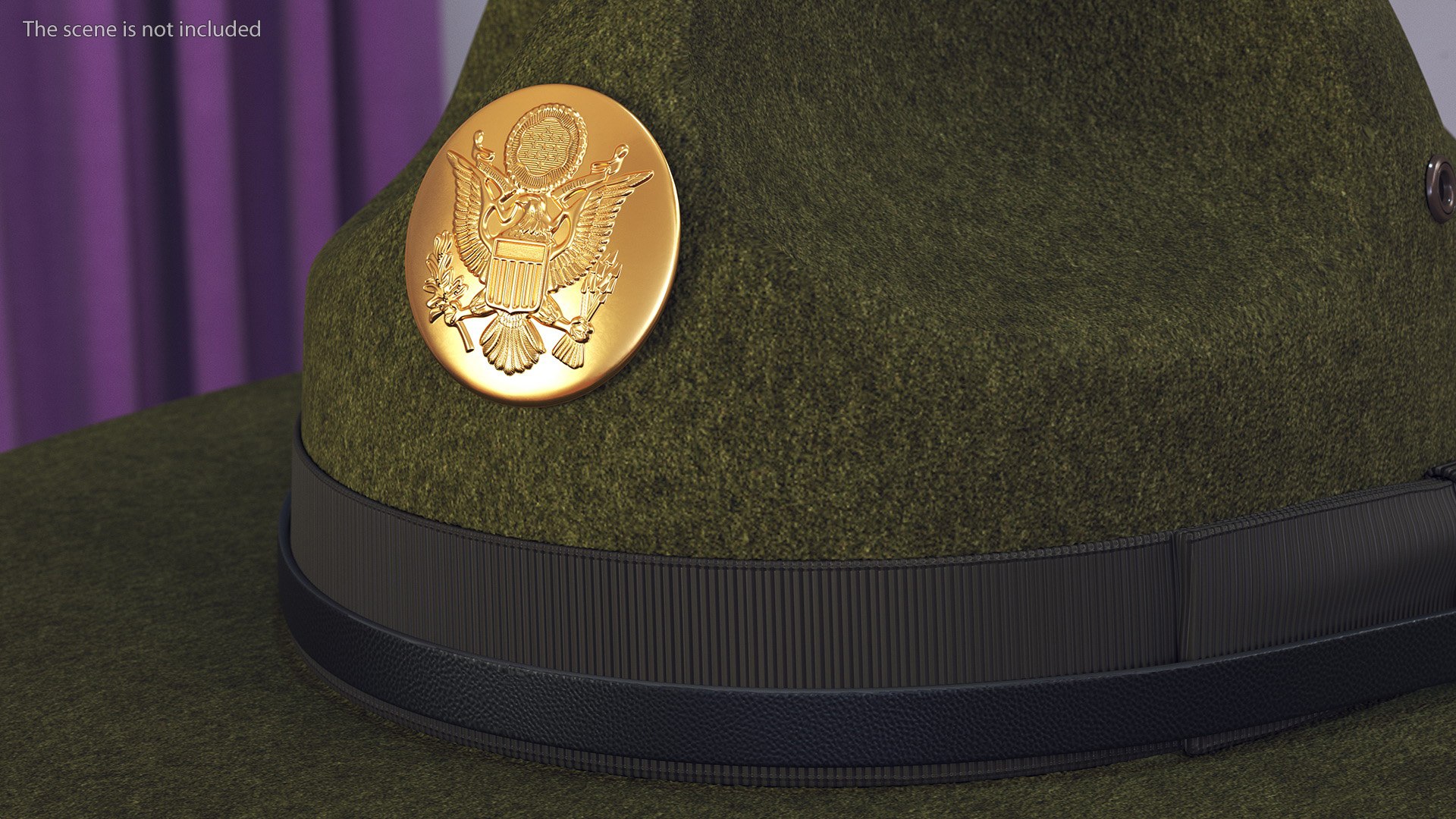 Round Gold Cockade 3D - TurboSquid 2164106