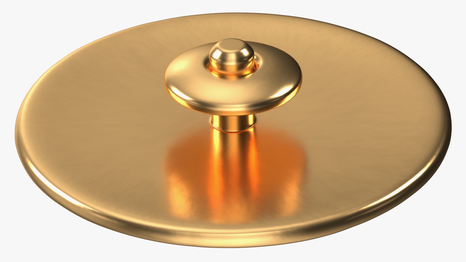 Round Gold Cockade 3D - TurboSquid 2164106