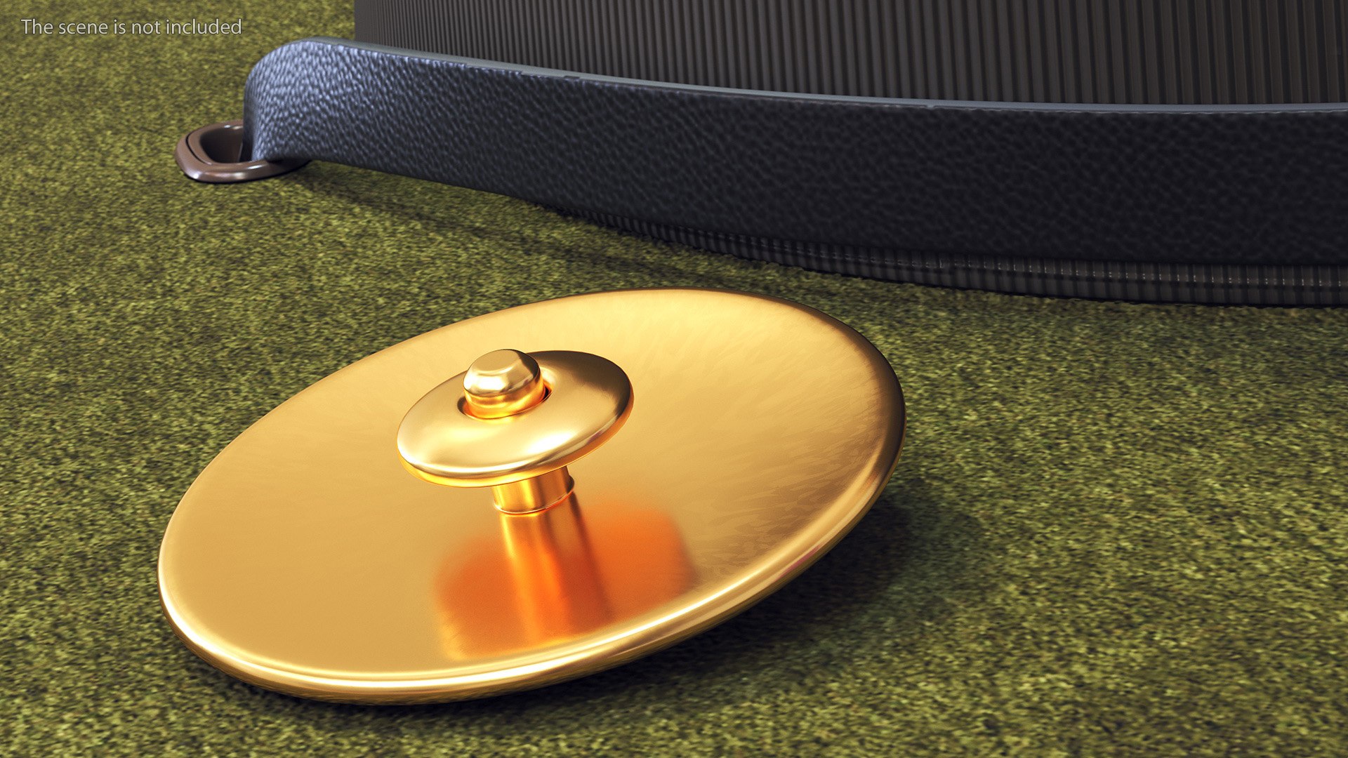 Round Gold Cockade 3D - TurboSquid 2164106