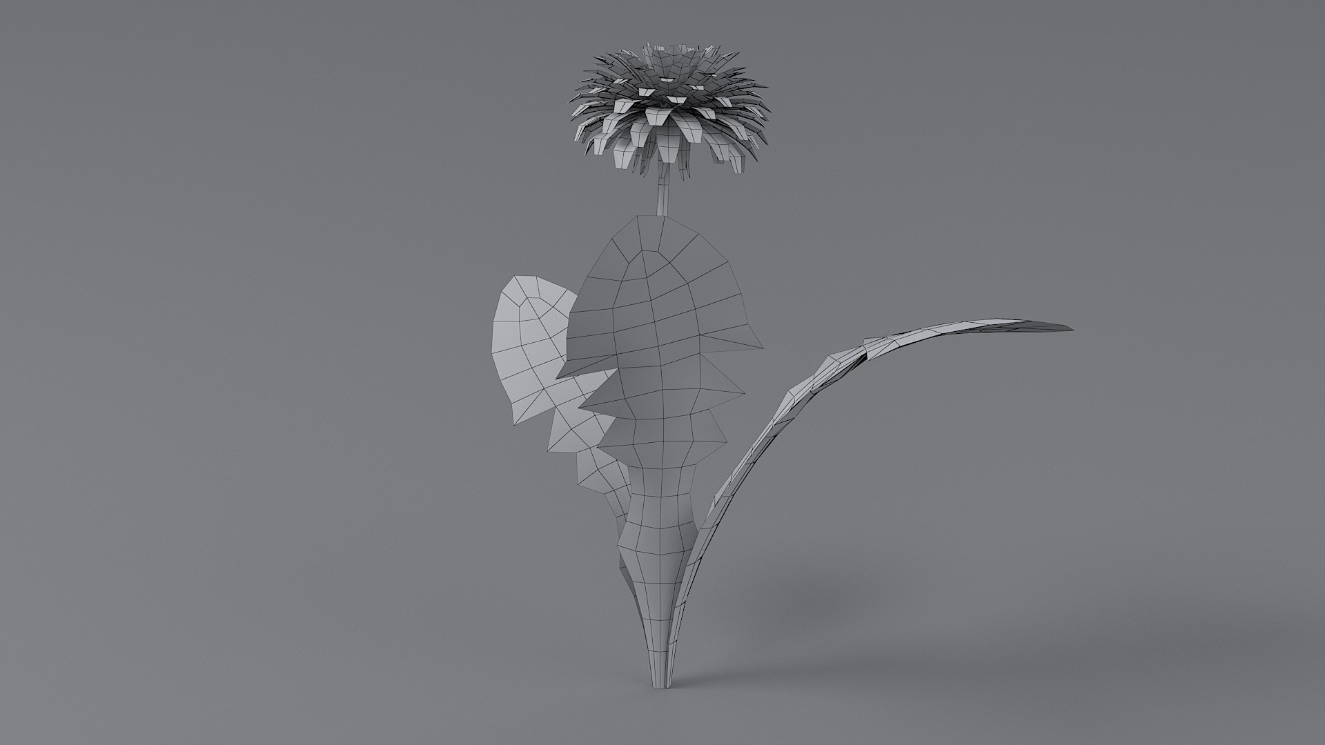 3D Cartoon Dandelion 02 - TurboSquid 2048030