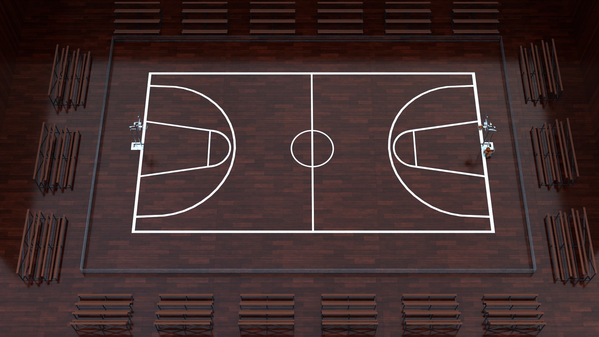 3D Basketball Place Model - TurboSquid 1915223