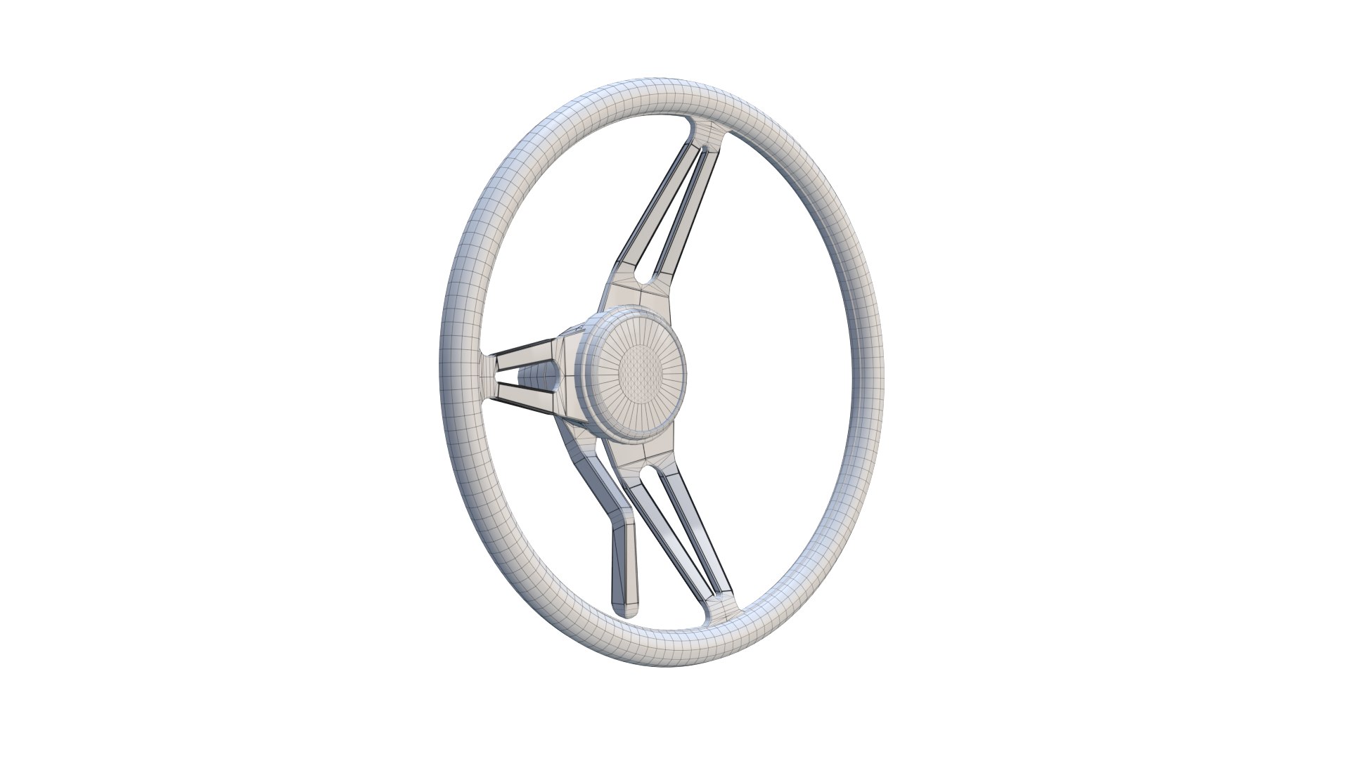 3D Low Poly Wooden Steering Wheel 3D Model - TurboSquid 2299615