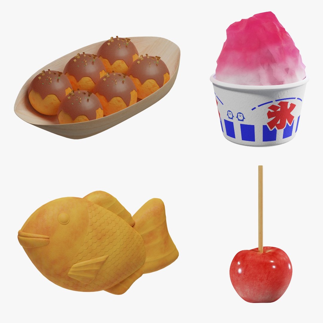 3D Japanese Street Food on Festival - TurboSquid 1921267