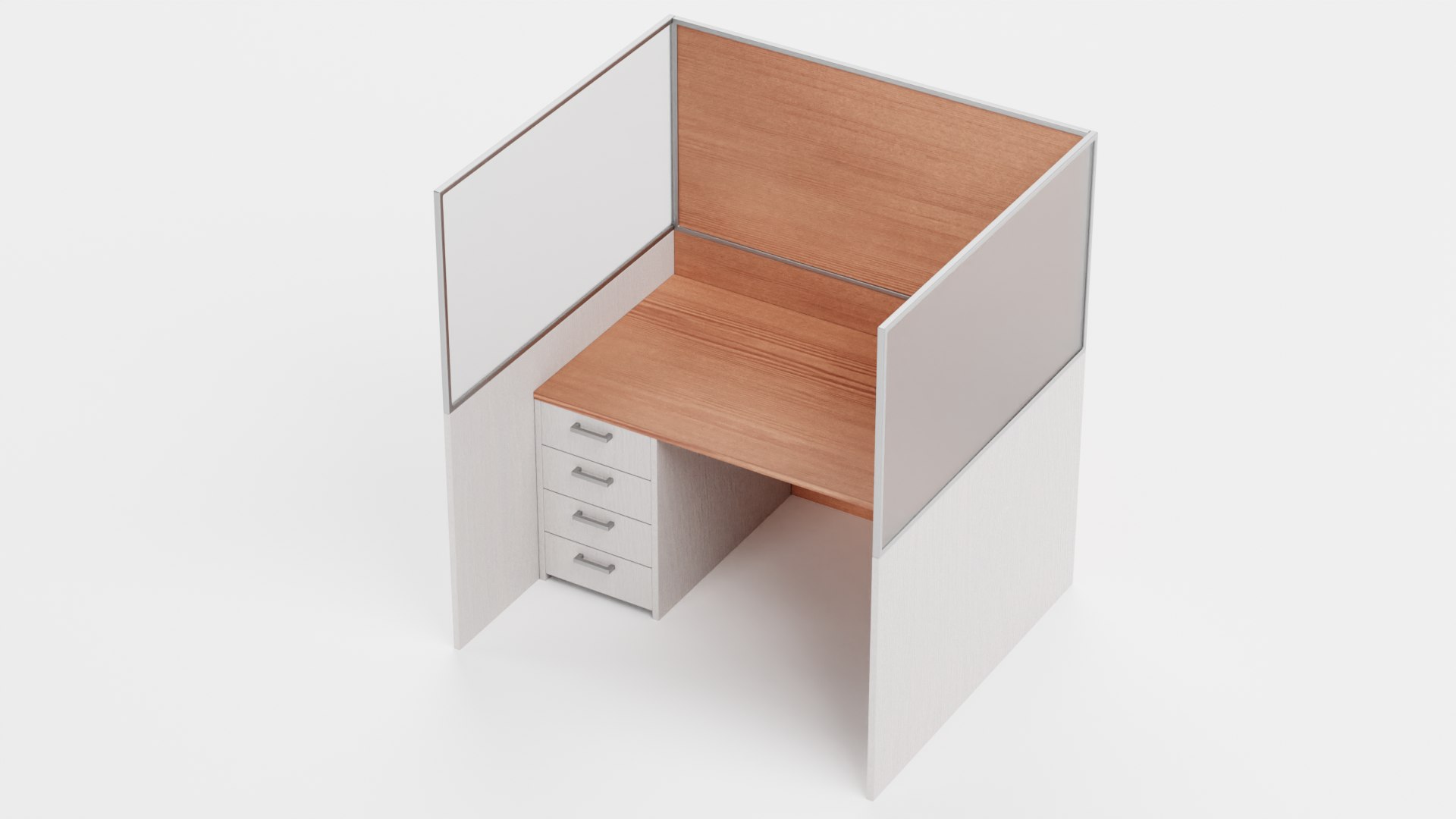 3D Cubicle 1 - TurboSquid 1901320