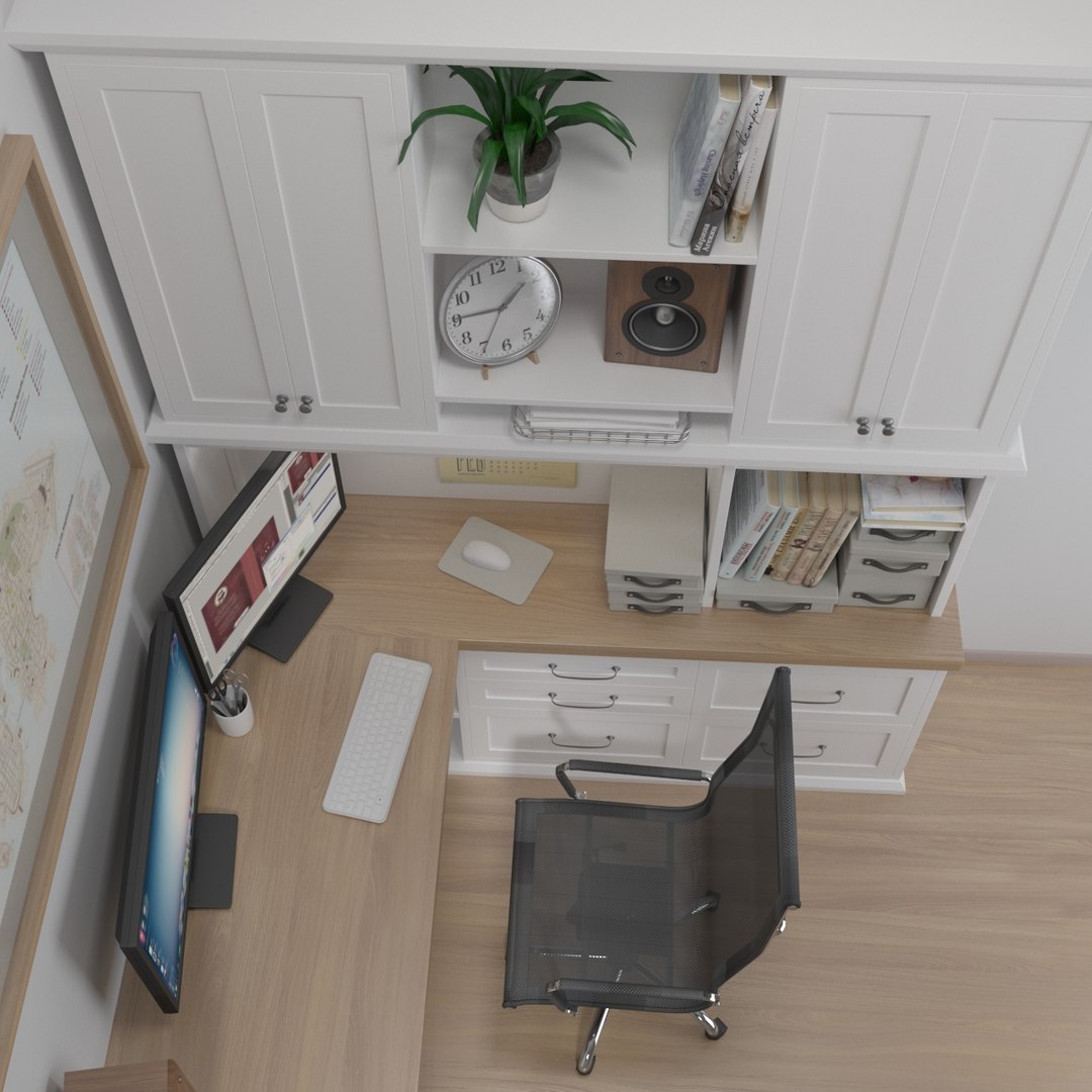 Classic White 3D Model - TurboSquid 1407288