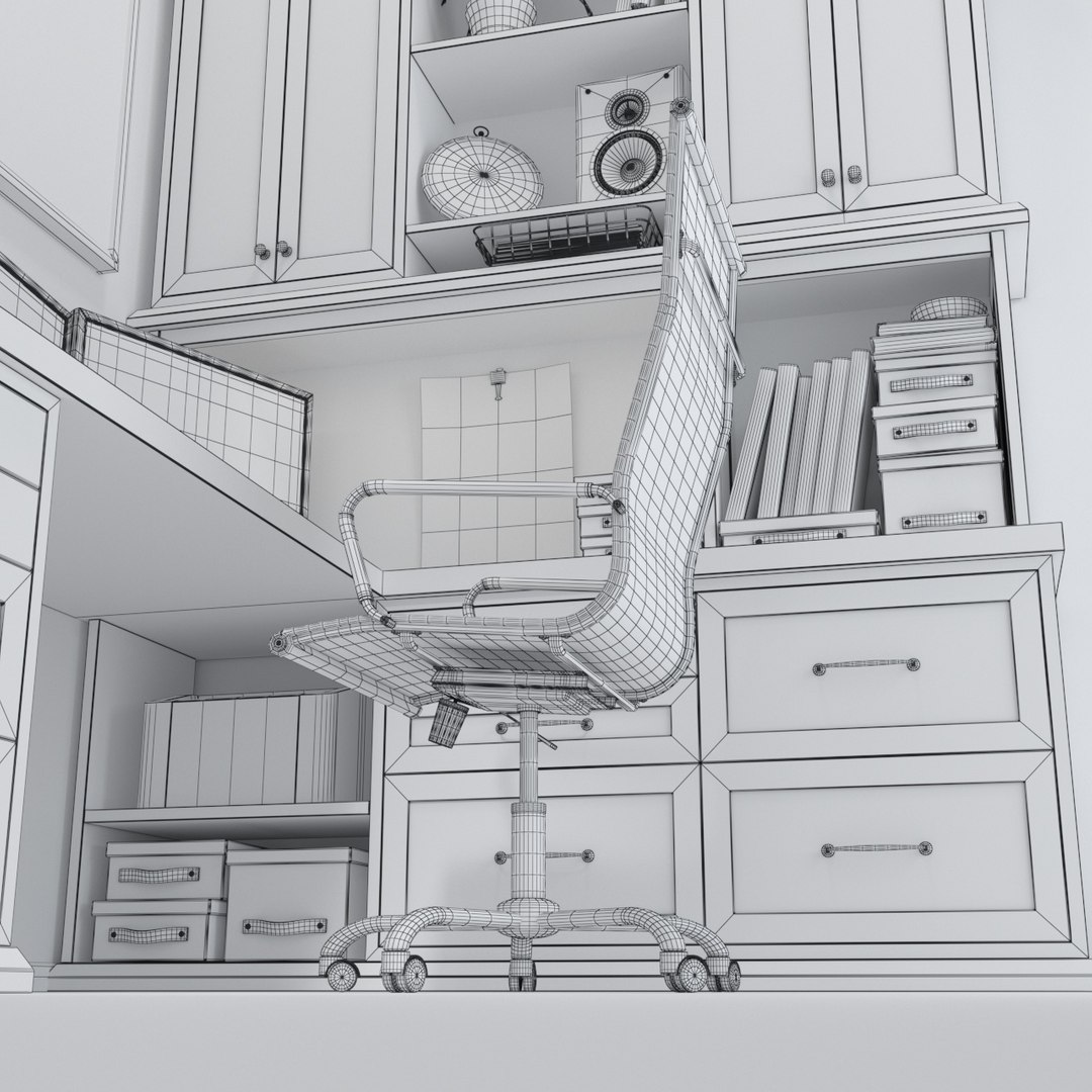 Classic White 3D Model - TurboSquid 1407288