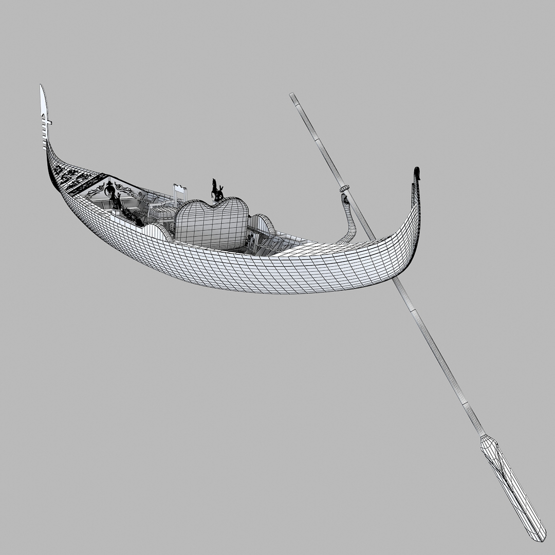 gondola 3d model