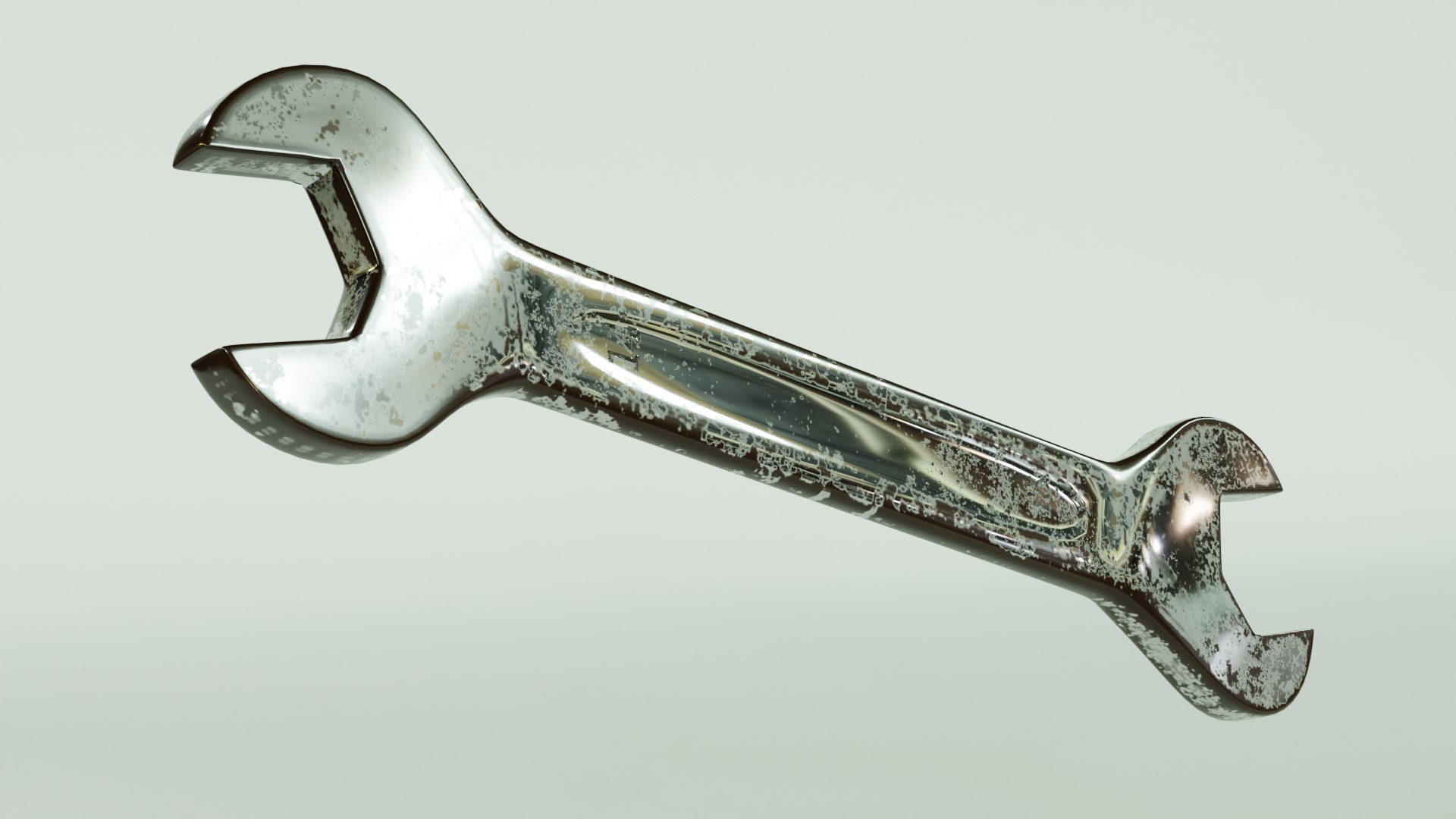 3D Rusted Spanner Model - TurboSquid 1983633