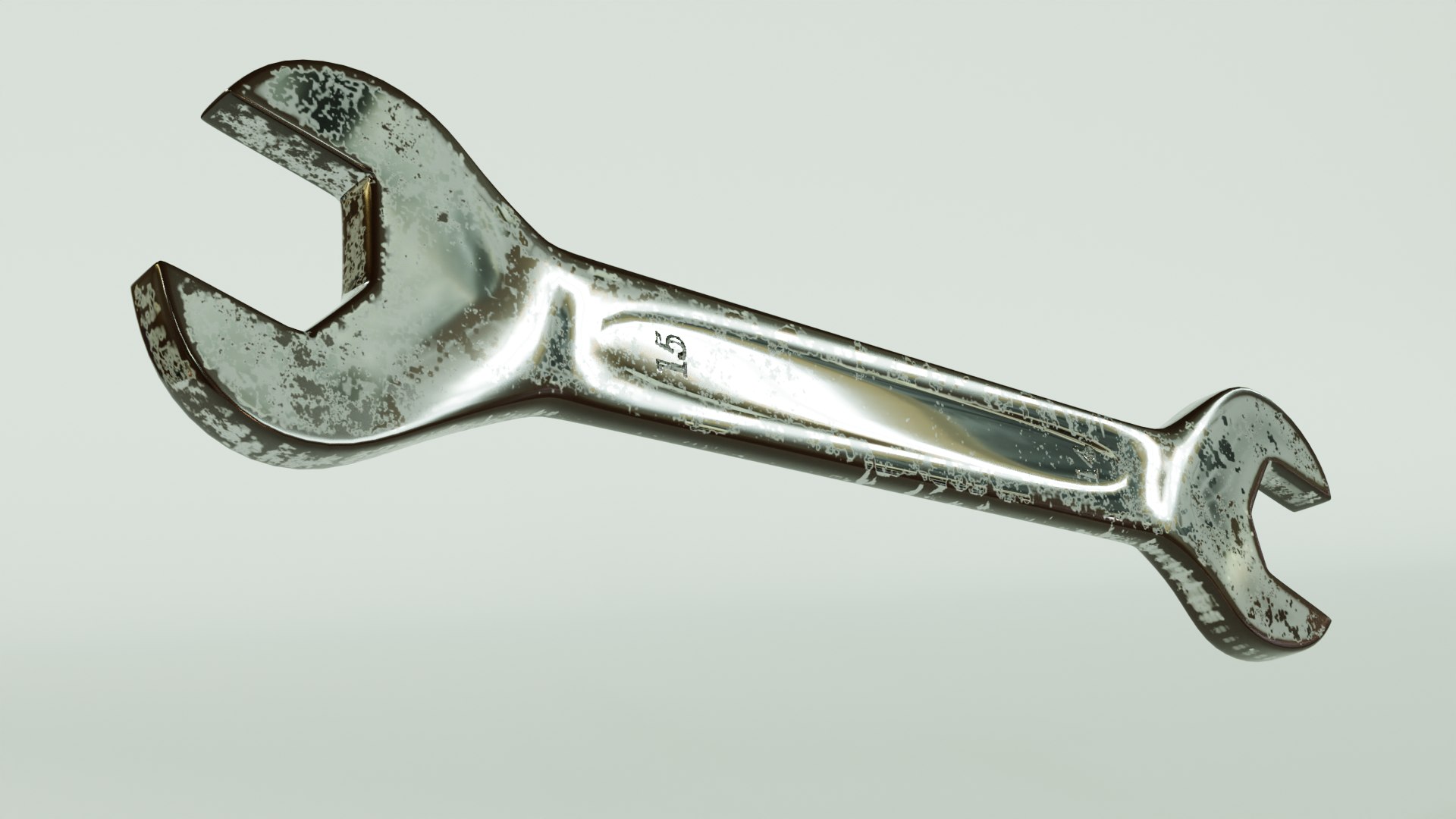 3D Rusted Spanner Model - TurboSquid 1983633