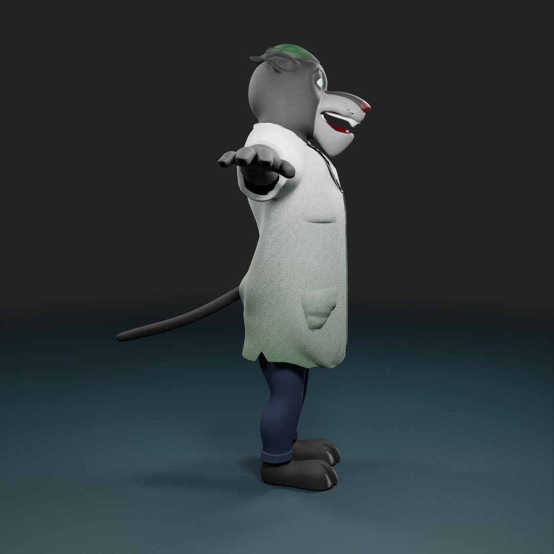 Panther Character Humanoid 3D Model - TurboSquid 2062868