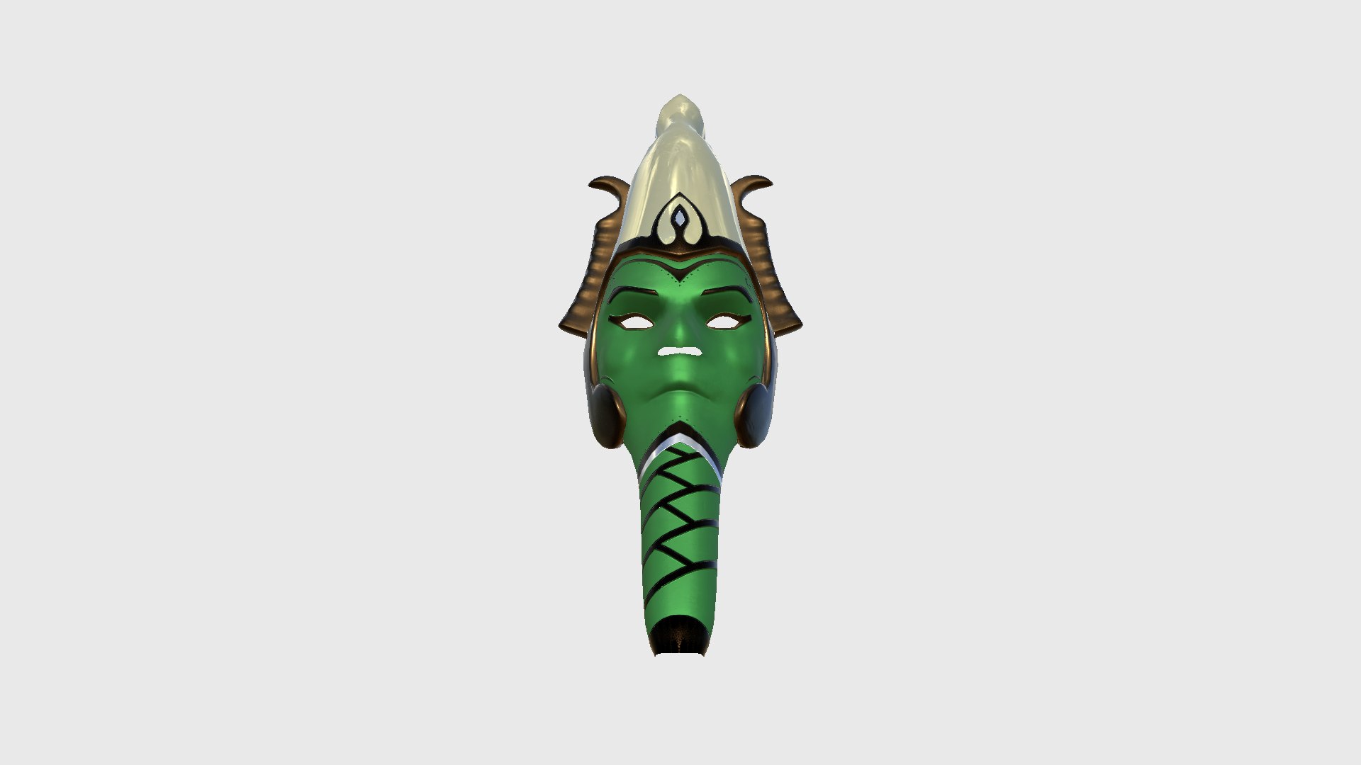Osiris Mask A05 - Egyptian Gods Character Clothing 3D Model ...