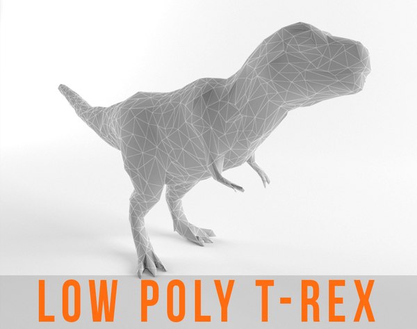 T-Rex Low Poly T rex 3D 모델 - TurboSquid 1064548