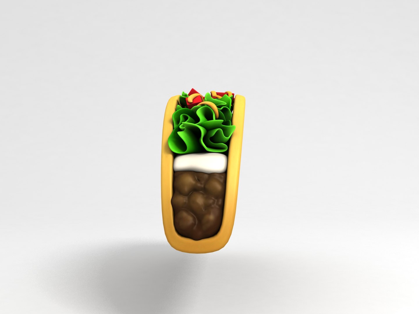 3D Taco Cartoon - TurboSquid 1280778