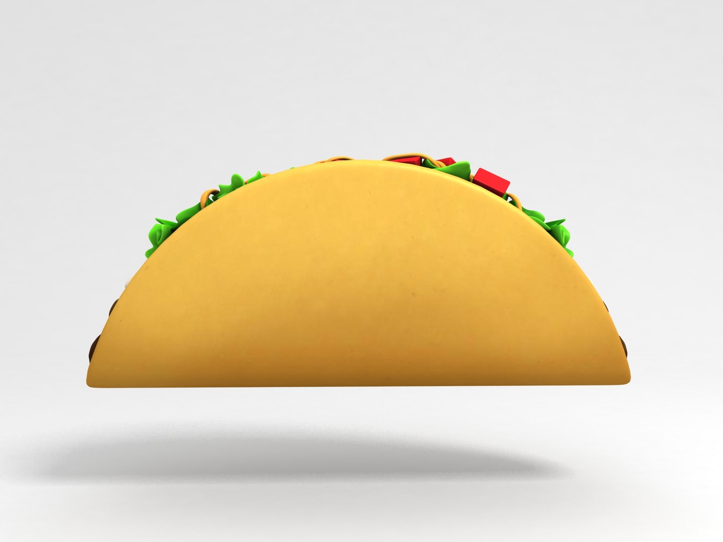 3D Taco Cartoon - TurboSquid 1280778