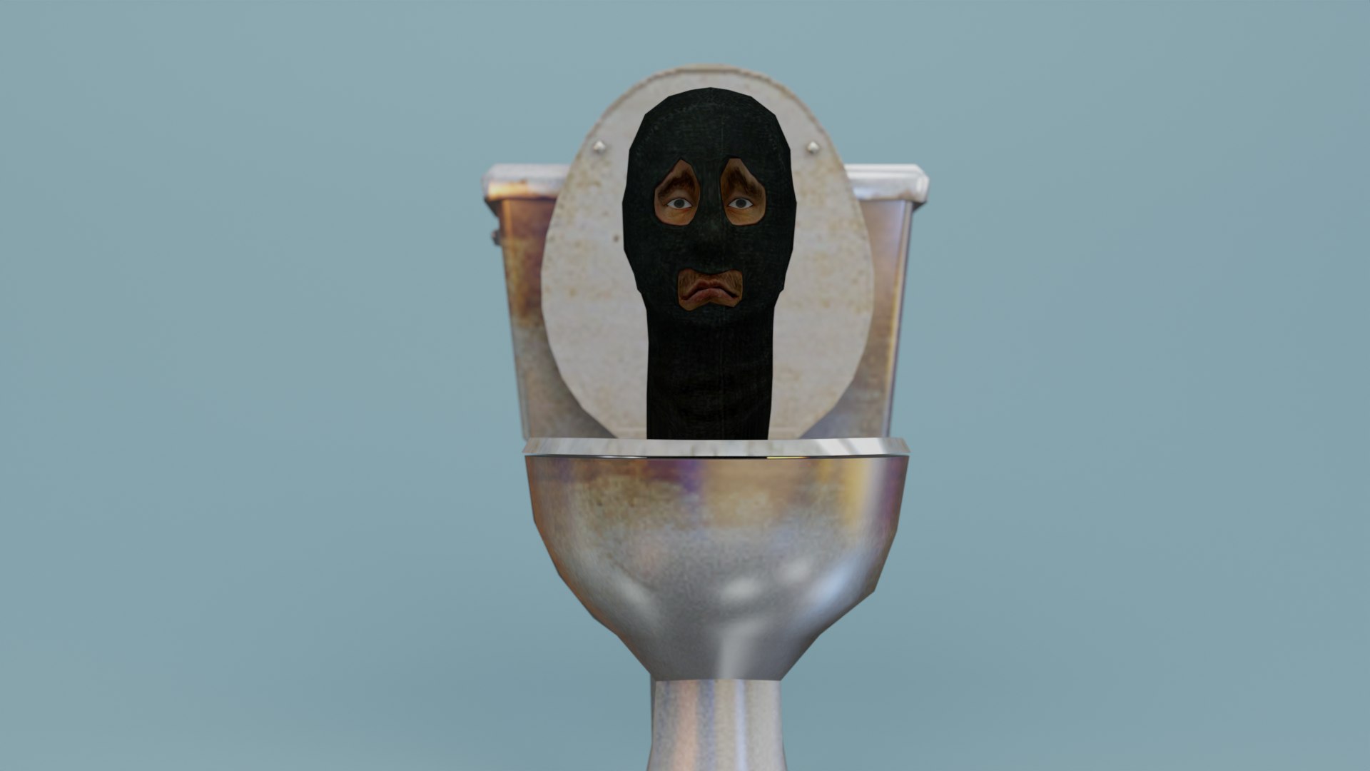 Skibidi Toilet Toilet Mask Man 3D Model - TurboSquid 2090093