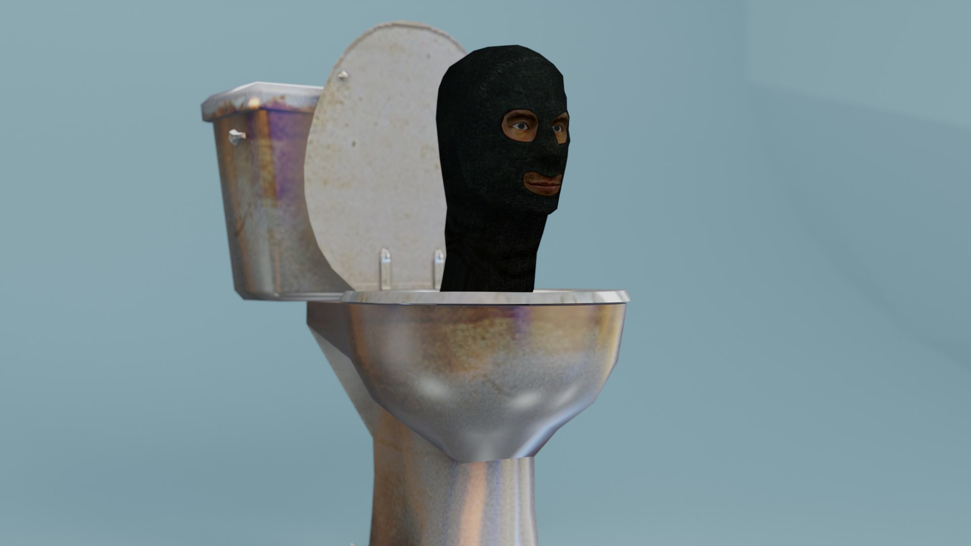 Skibidi Toilet Toilet Mask Man 3D Model - TurboSquid 2090093