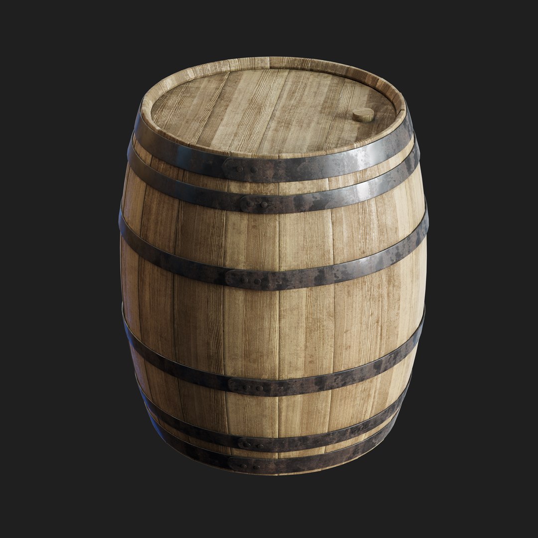 Old Barrel 3D Model - TurboSquid 1158383