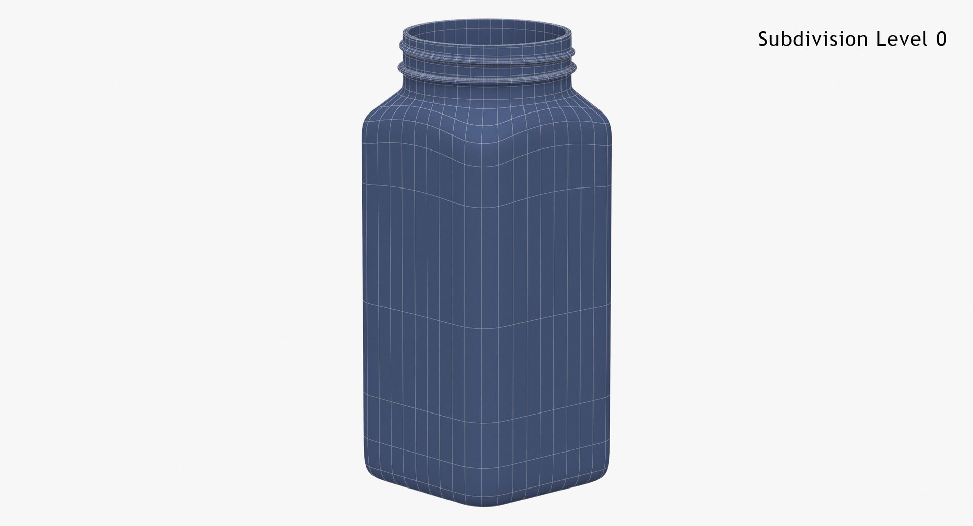 16oz 480ml Plastic Square Bottles Transparent Collection 03 - 2 Models 3D Model - TurboSquid 1955473