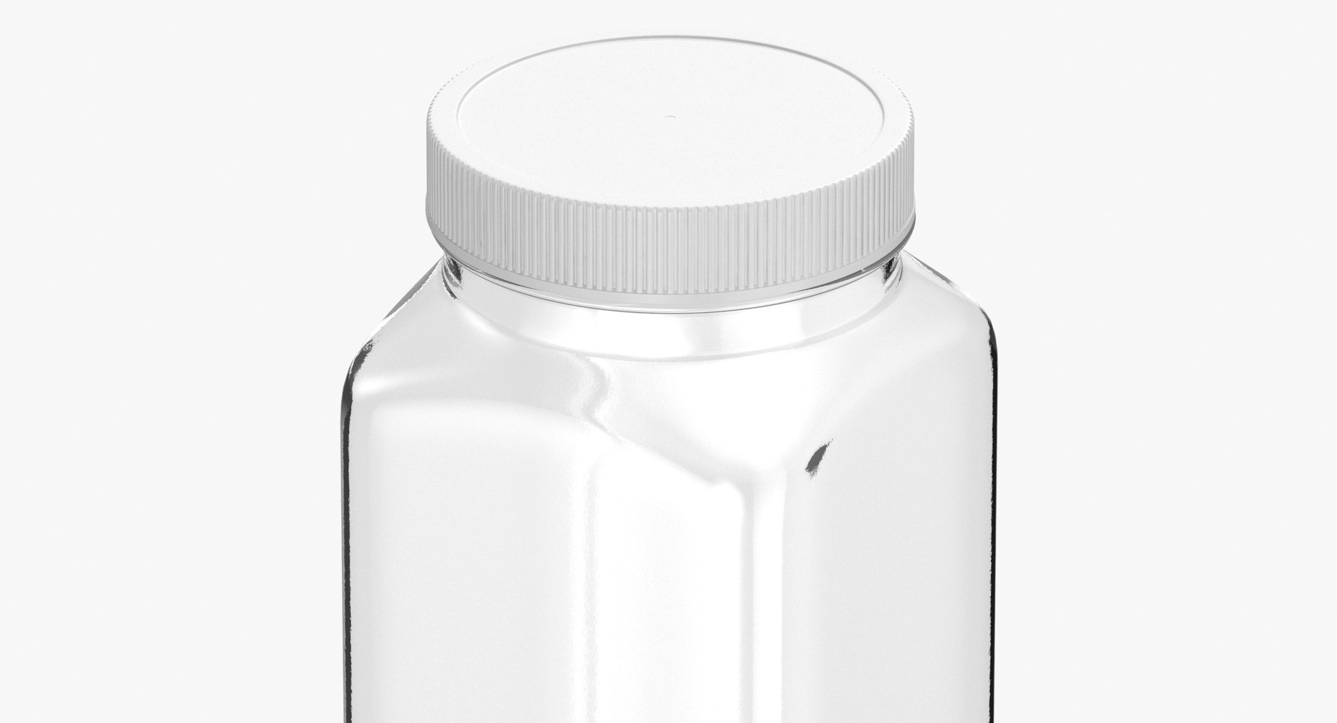 16oz 480ml Plastic Square Bottles Transparent Collection 03 - 2 Models 3D Model - TurboSquid 1955473