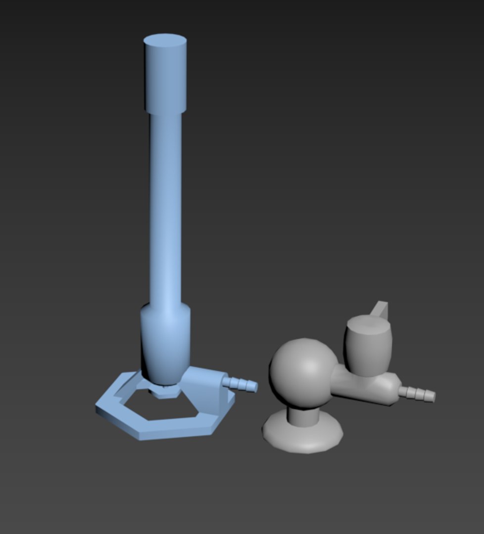 3D Bunsen Burner Valve - TurboSquid 1219203