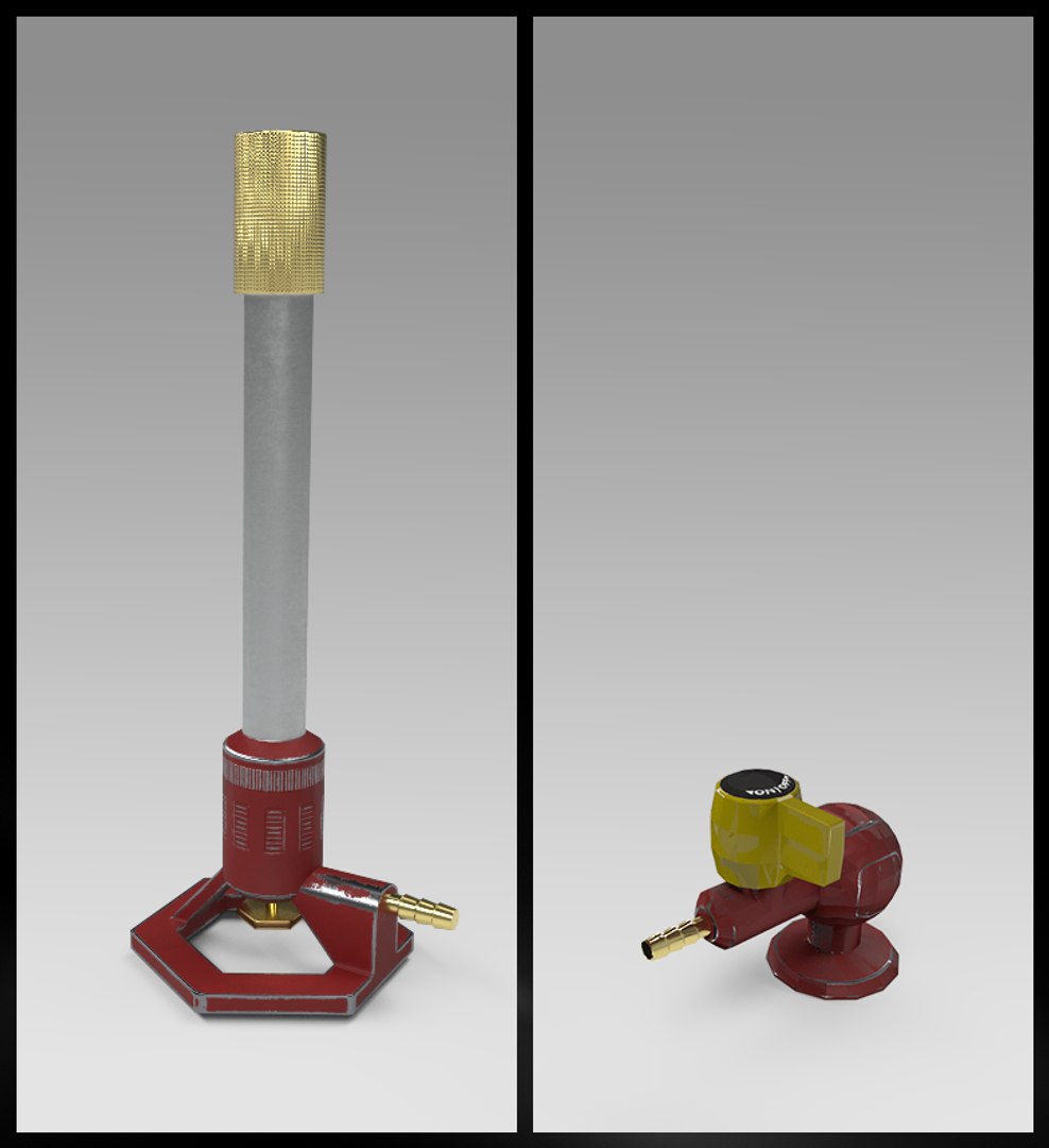 3D Bunsen Burner Valve - TurboSquid 1219203
